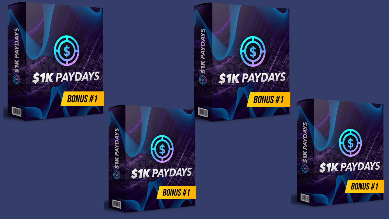 $1K PAYDAYS Review – The World’s Fastest & Easiest AI System.