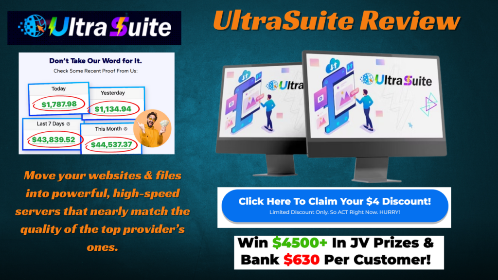 UltraSuite Review - Host Unlimited Websites, files and videos!